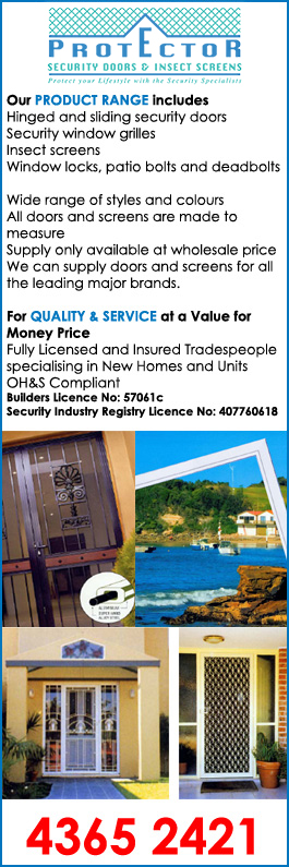 Protector Security Doors & Insect Screens - Doors & Door Fittings Erina ...